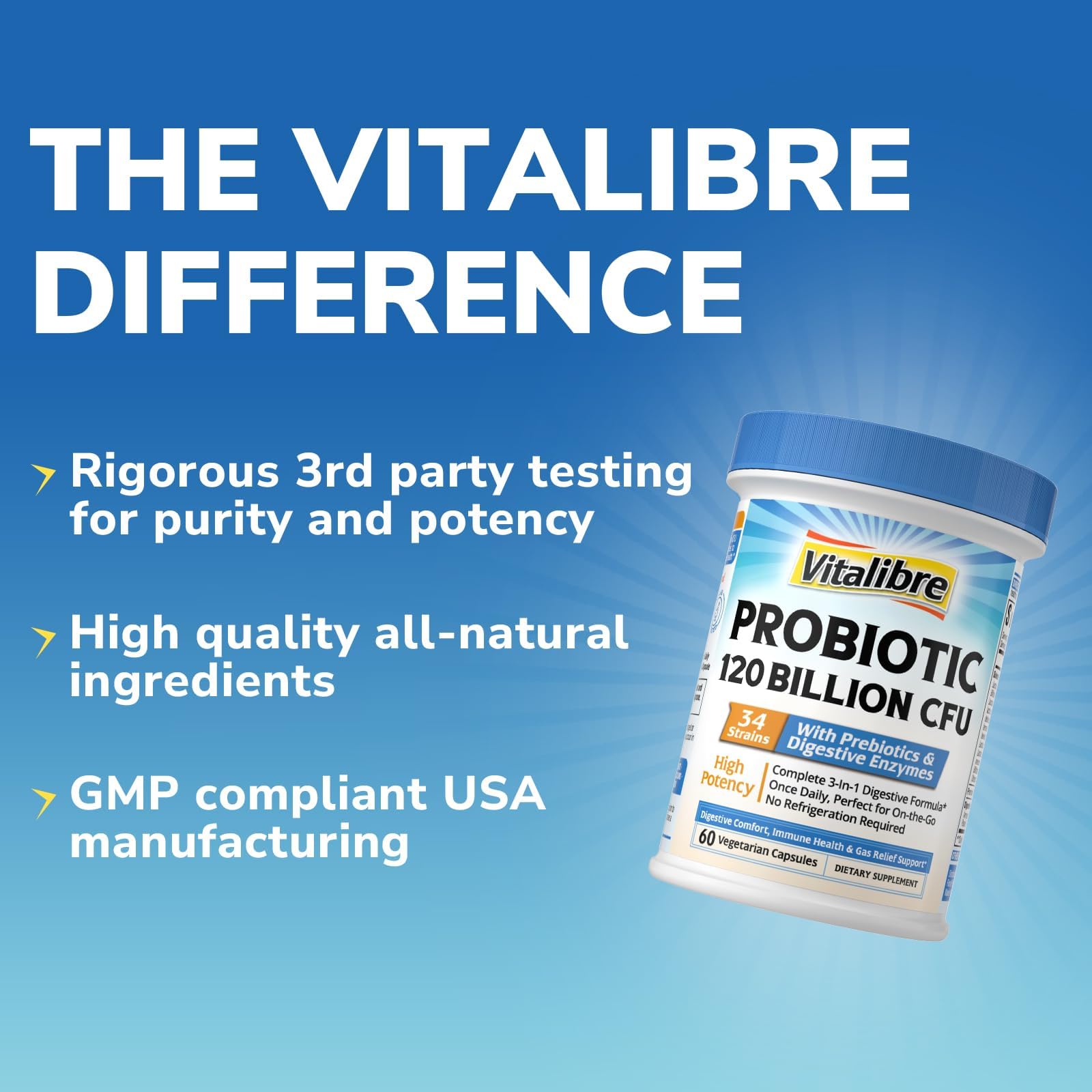 Vitalibre probiotics for daily balance