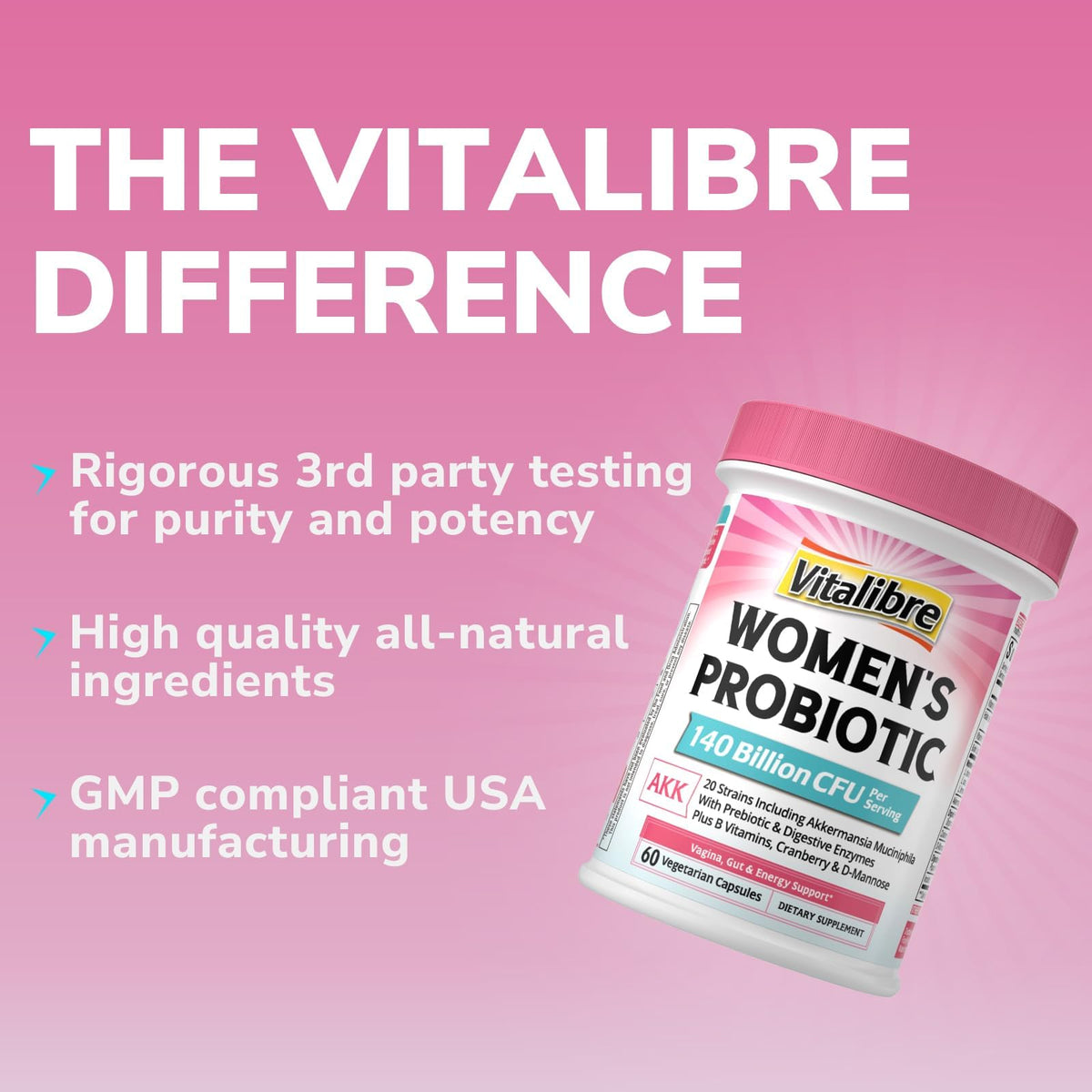Vitalibre probiotics for overall health