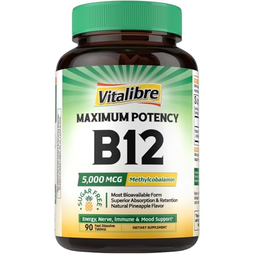 Vitalibre Vitamin B12 sublingual tablets