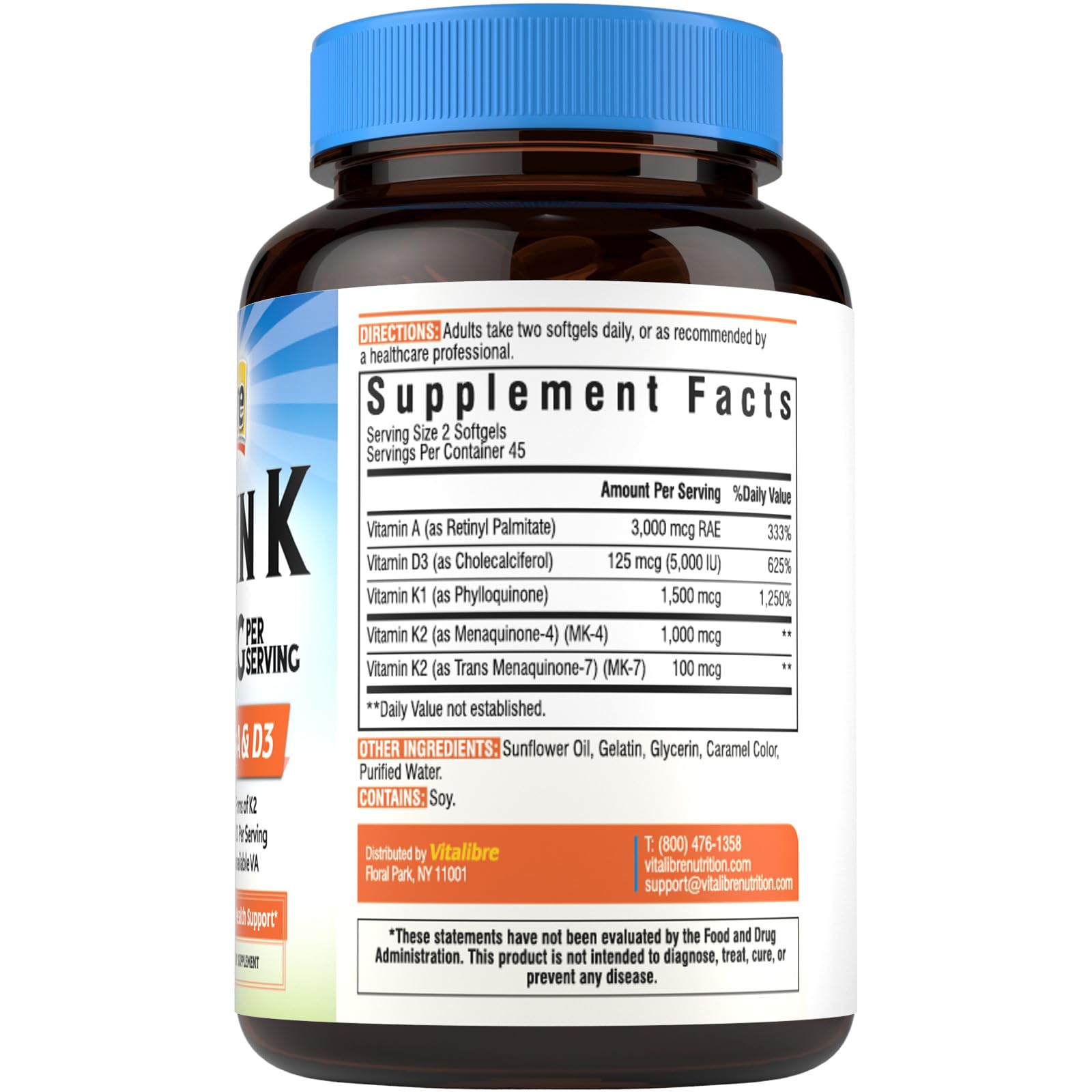 vitalibre vitamin k for healthy circulation