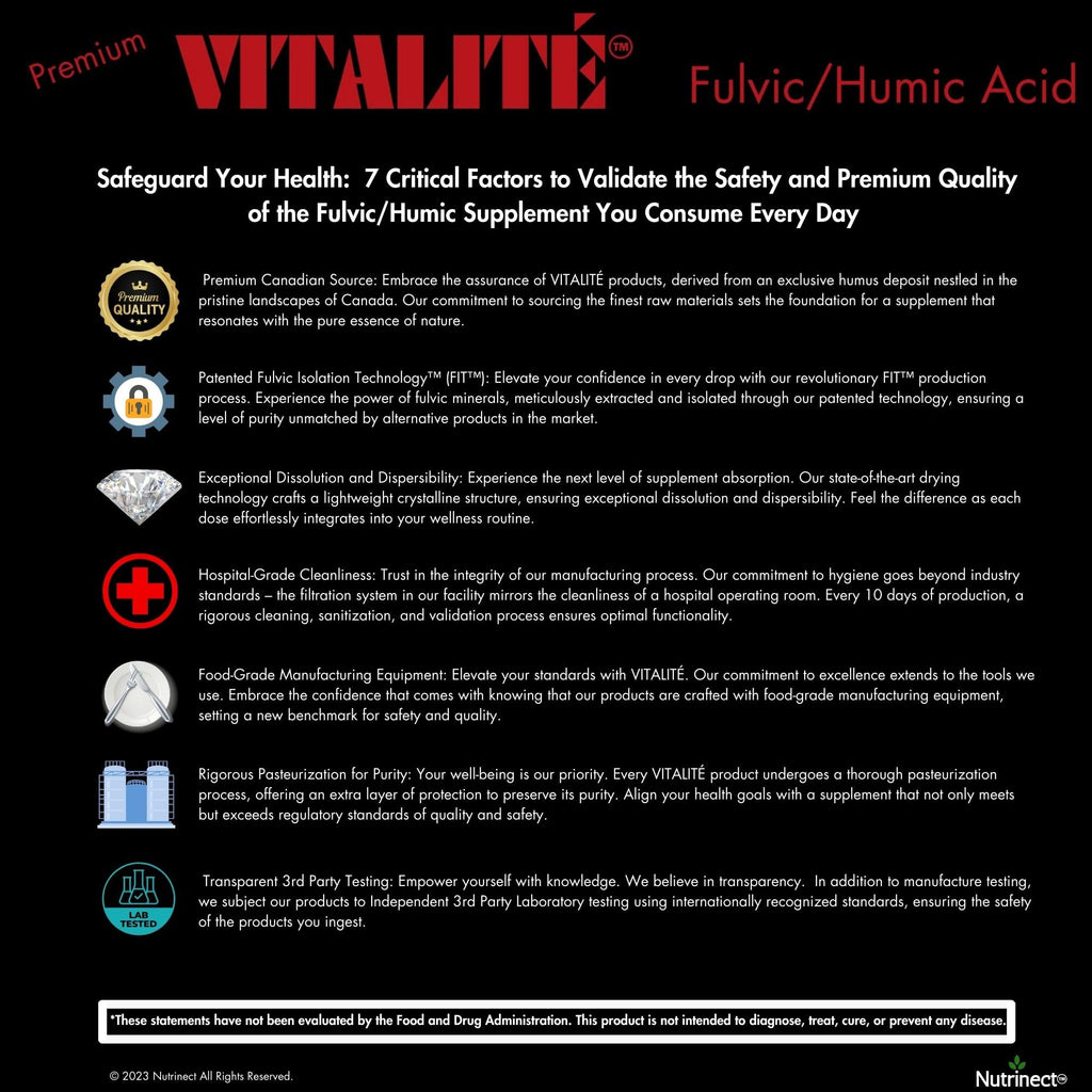 VITALITÉ trace minerals for athletes