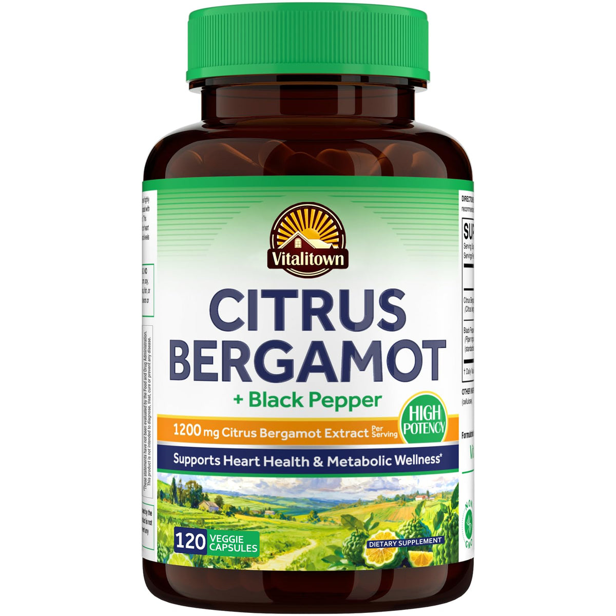 Vitalitown Citrus Bergamot capsules for heart health