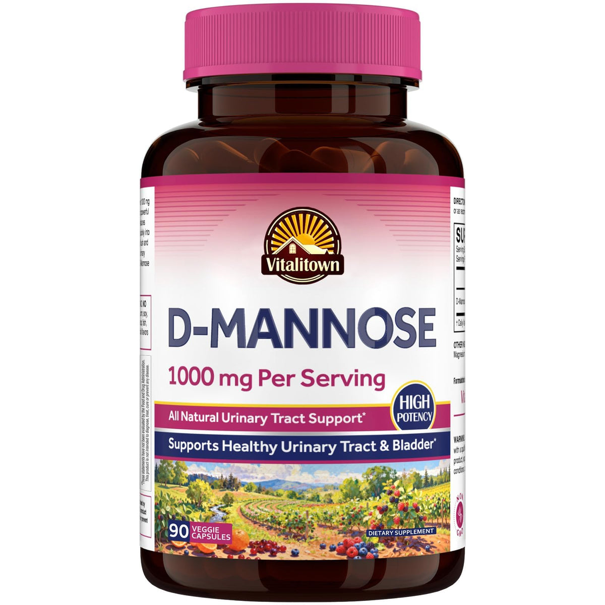 Vitalitown D-Mannose capsules for urinary health