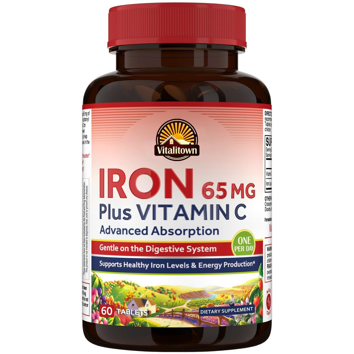 Vitalitown iron supplement for women