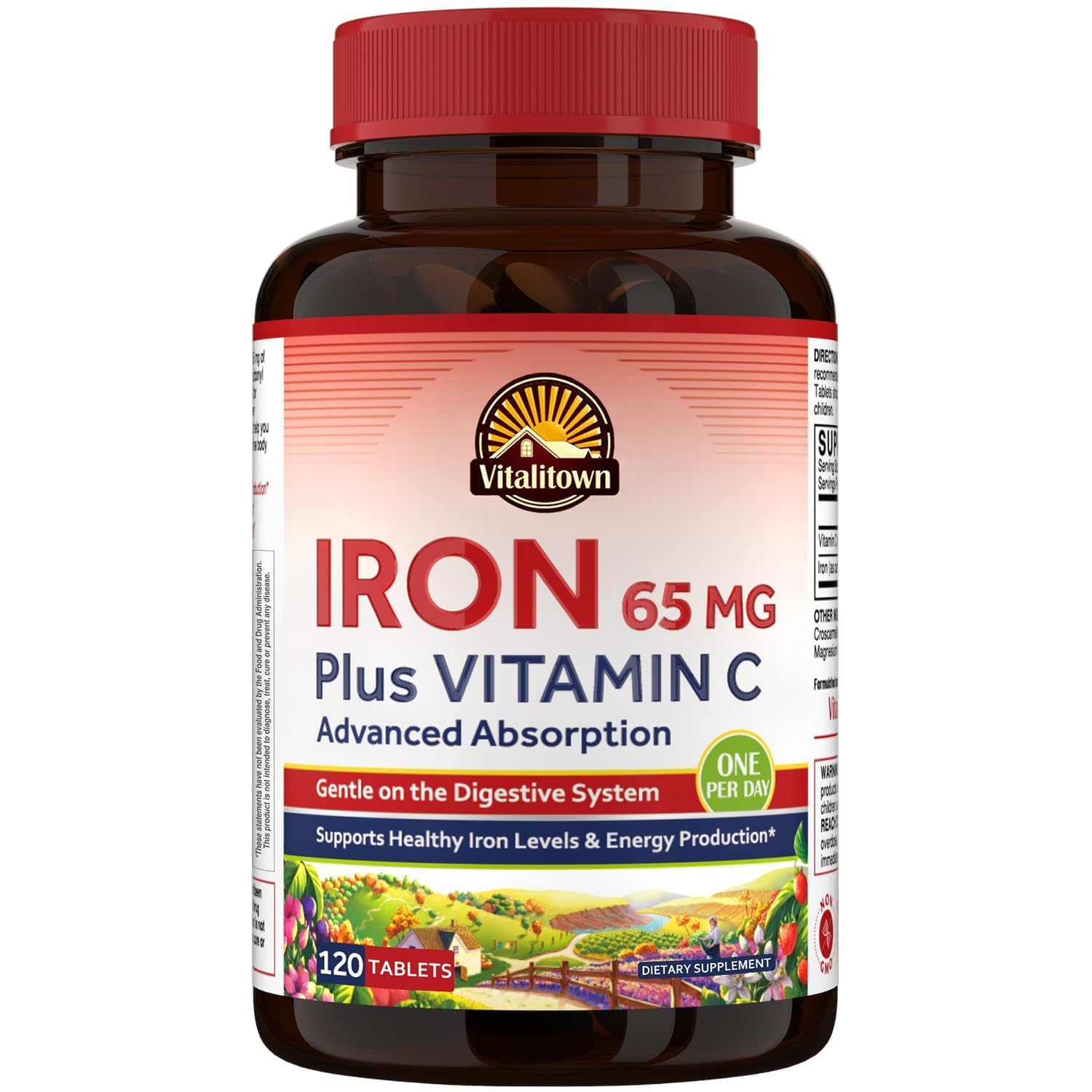 Vitalitown iron supplement for women