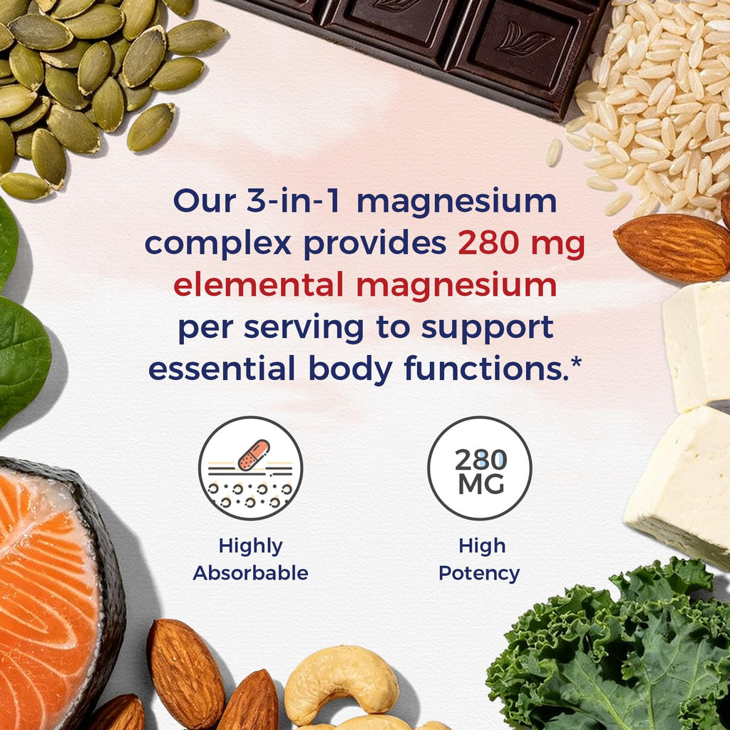 Vitalitown magnesium capsules for daily wellness