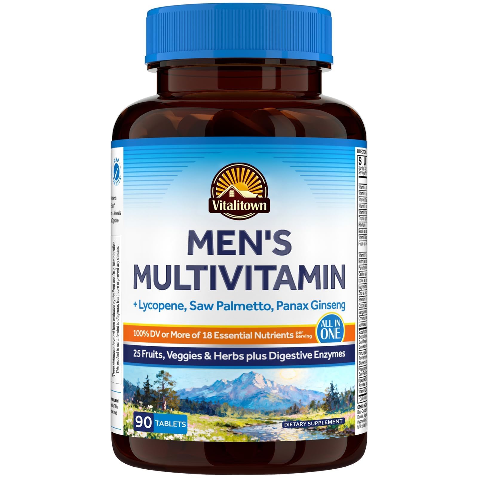 Vitalitown multivitamin for men's health