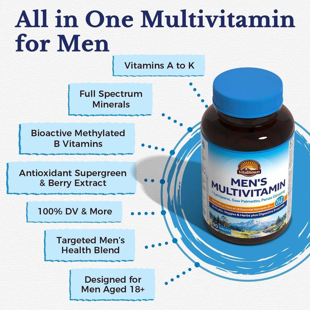 Vitalitown multivitamin supports energy levels