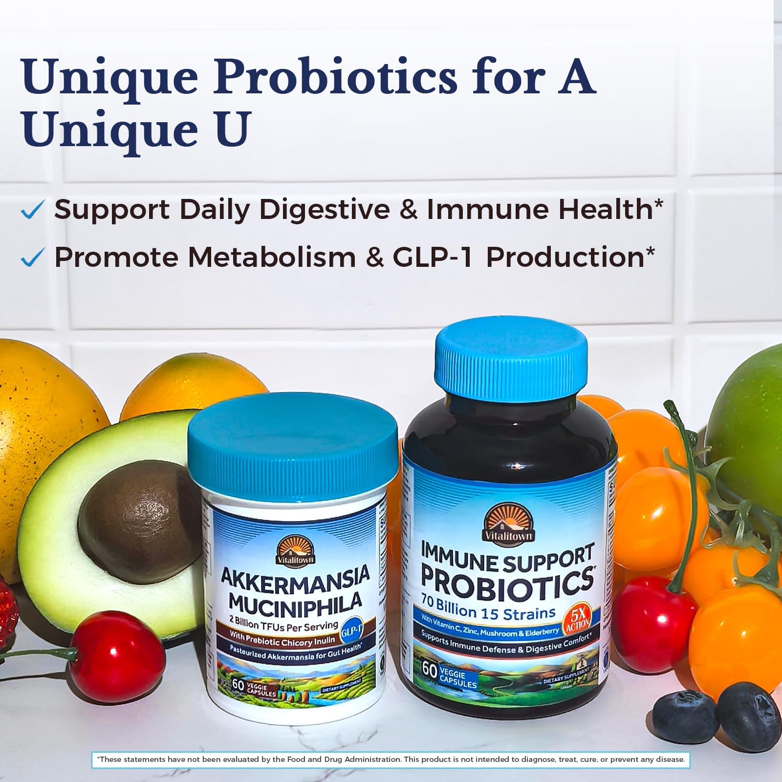 Vitalitown probiotics for balanced gut flora
