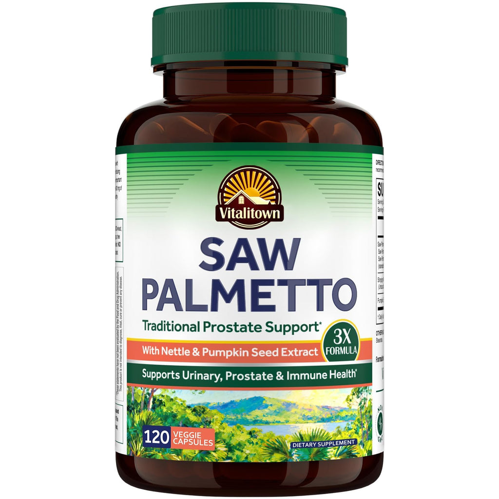 Vitalitown Saw Palmetto capsules for men