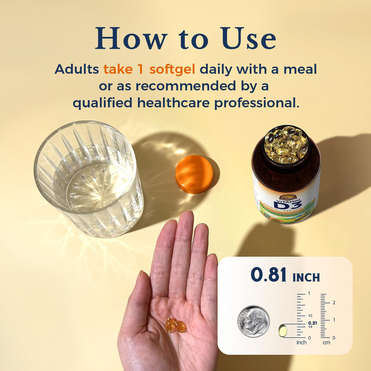 Vitalitown vitamin D3 for energy