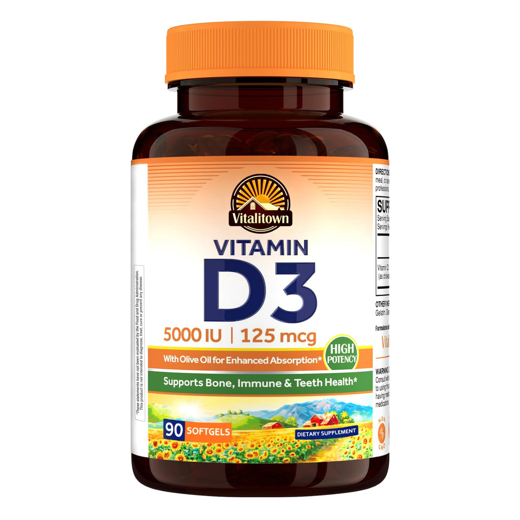 Vitalitown Vitamin D3 softgels