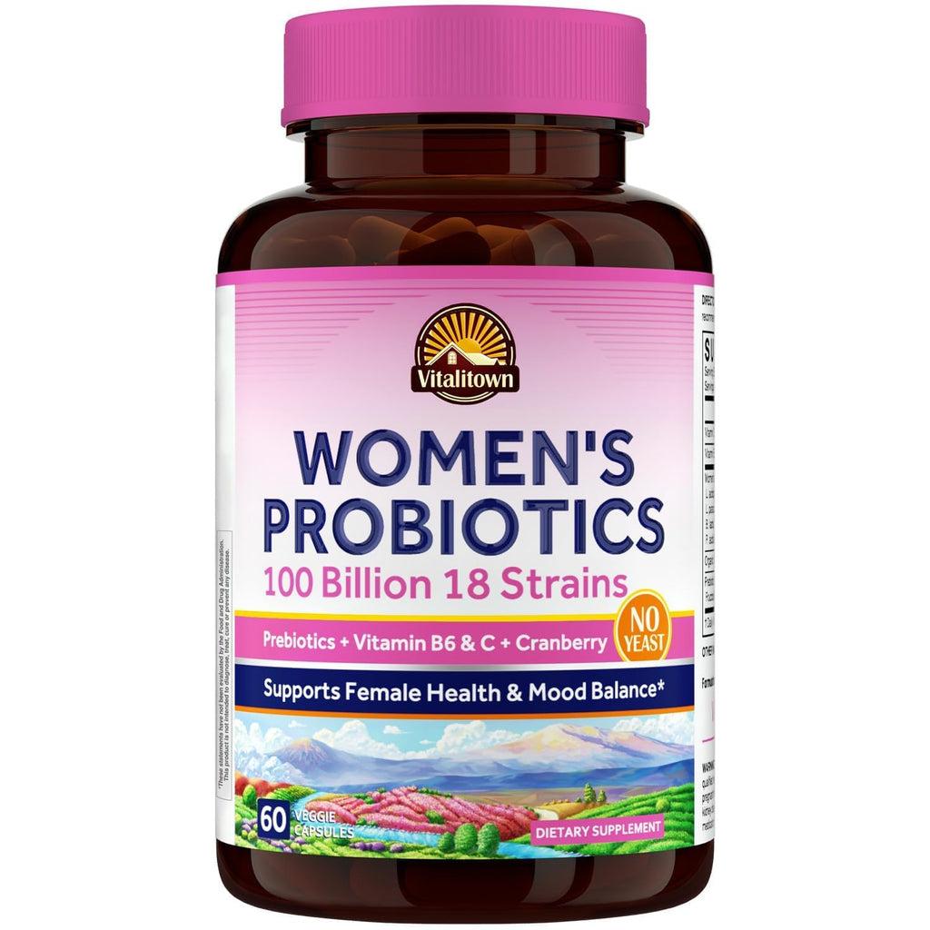 Vitalitown women's probiotics for gut health