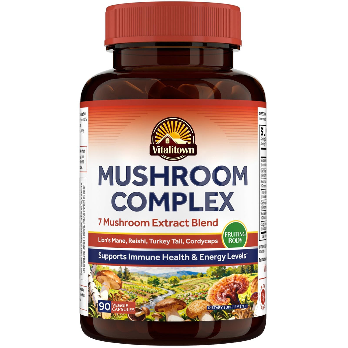Vitalitwon mushroom complex for immunity