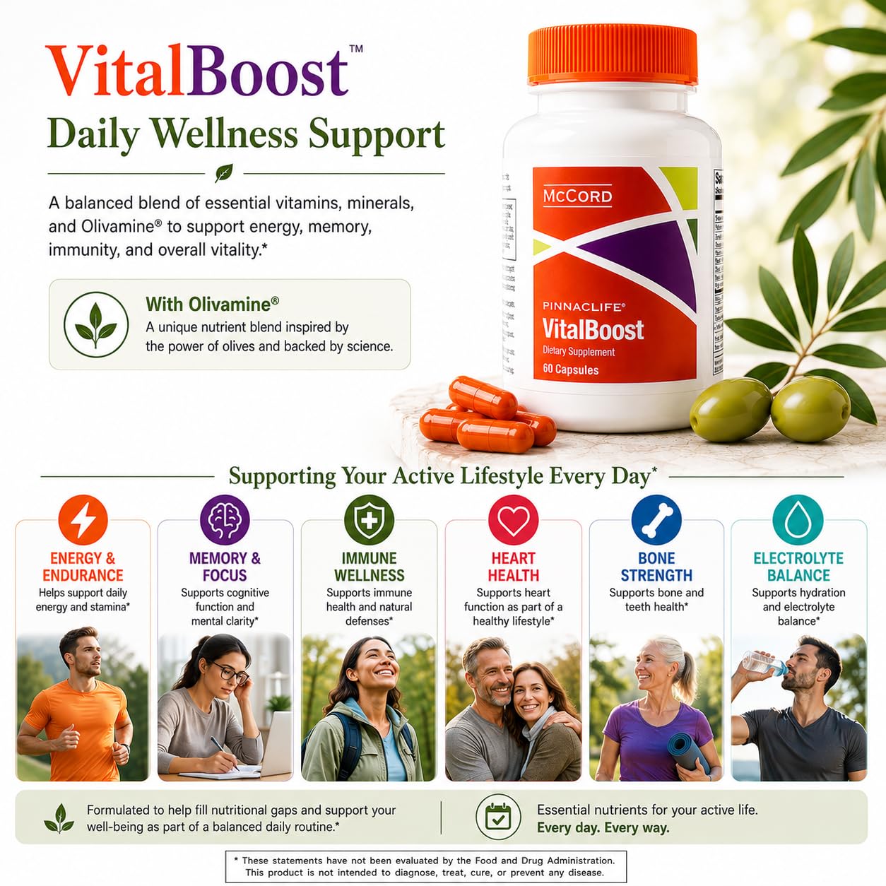 vitality blend blended vitamin & mineral supplements