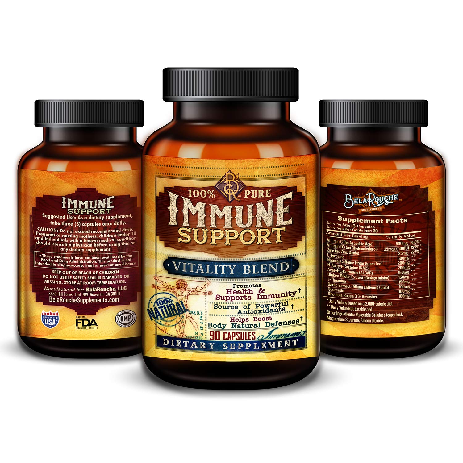vitality blend capsules for overall health