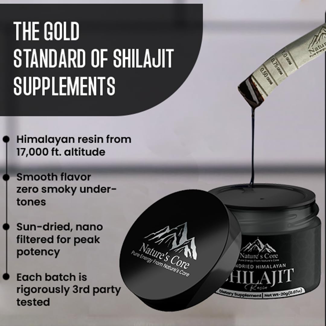 vitality enhancing shilajit supplements