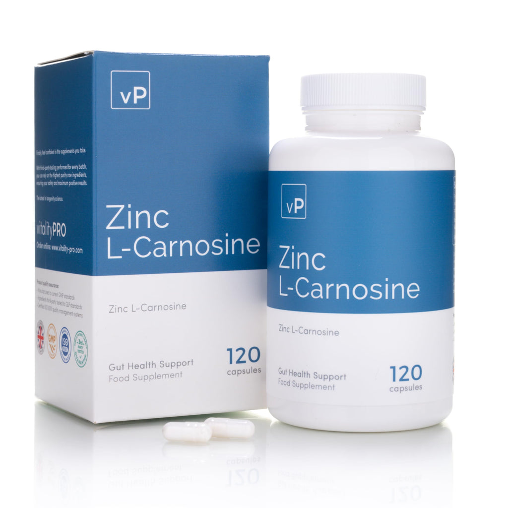 Vitality Pro zinc supplement capsules