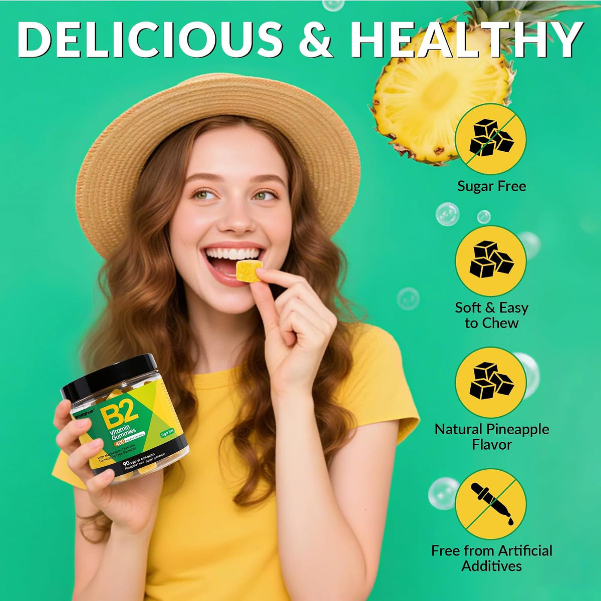 VitalityPeak Vitamin B2 gummy supplements