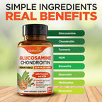 Vitalize Life glucosamine capsules for joint health