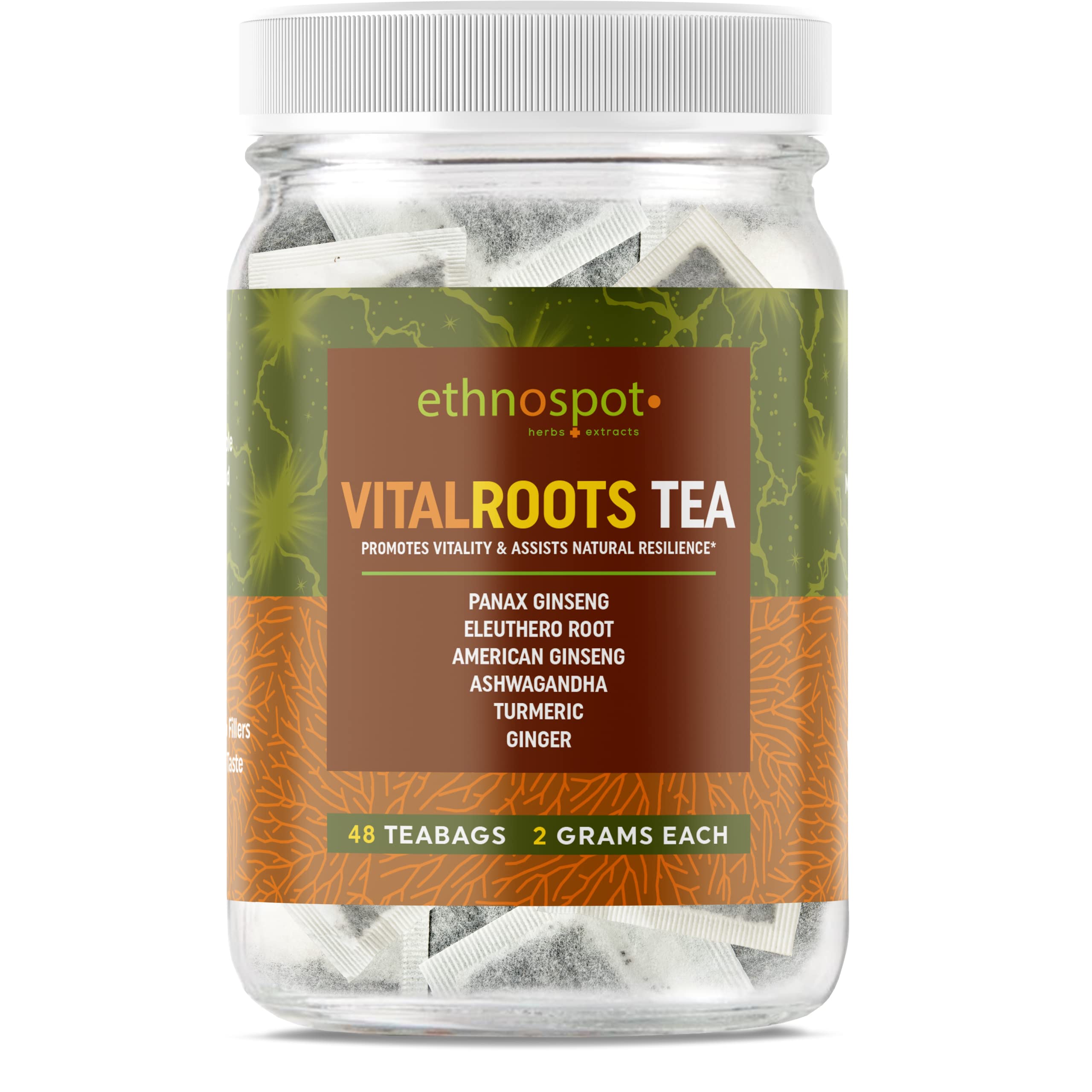 VitalRoots herbal tea for immunity