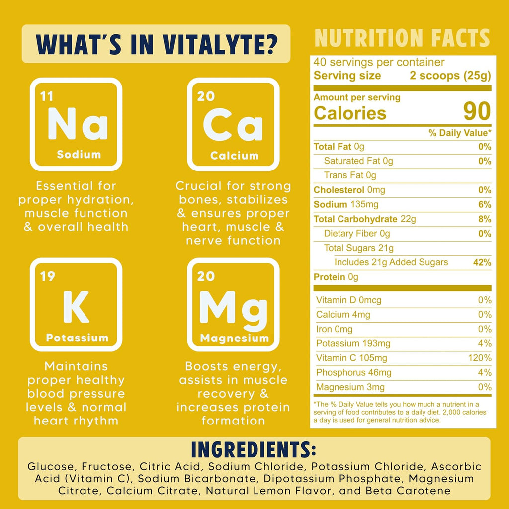 Vitalyte drink mix for quick hydration