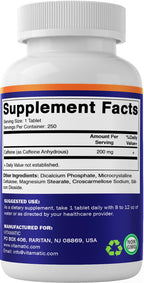 Vitamatic 250 tablets for daily energy