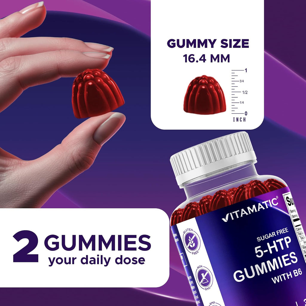 Vitamatic 5-HTP for stress relief