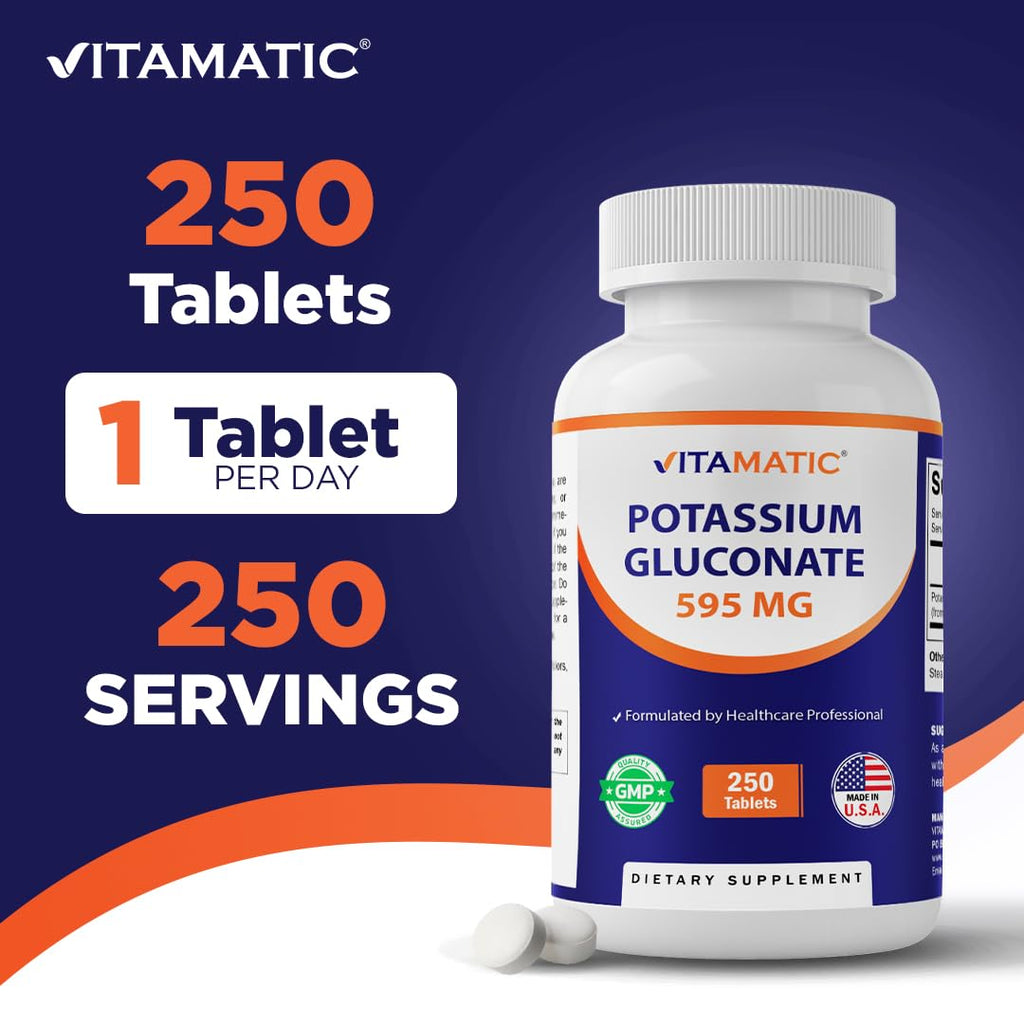 Vitamatic 595 mg potassium benefits