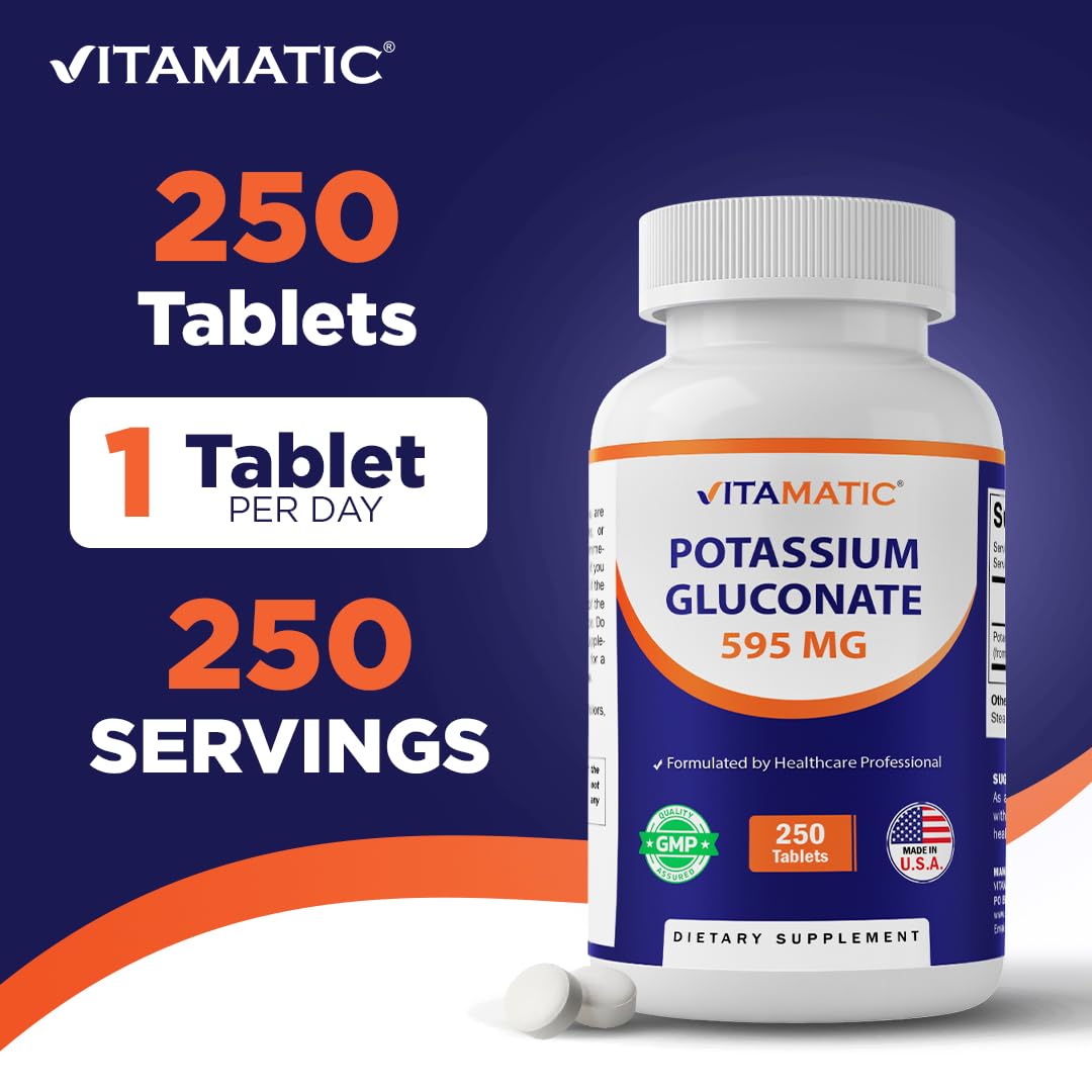 Vitamatic 595 mg potassium benefits
