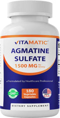 Vitamatic Agmatine Sulfate capsules for energy