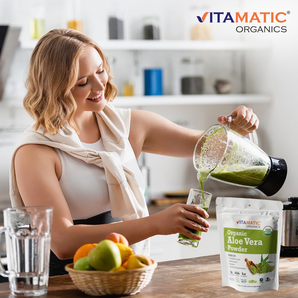 Vitamatic aloe vera for hair health