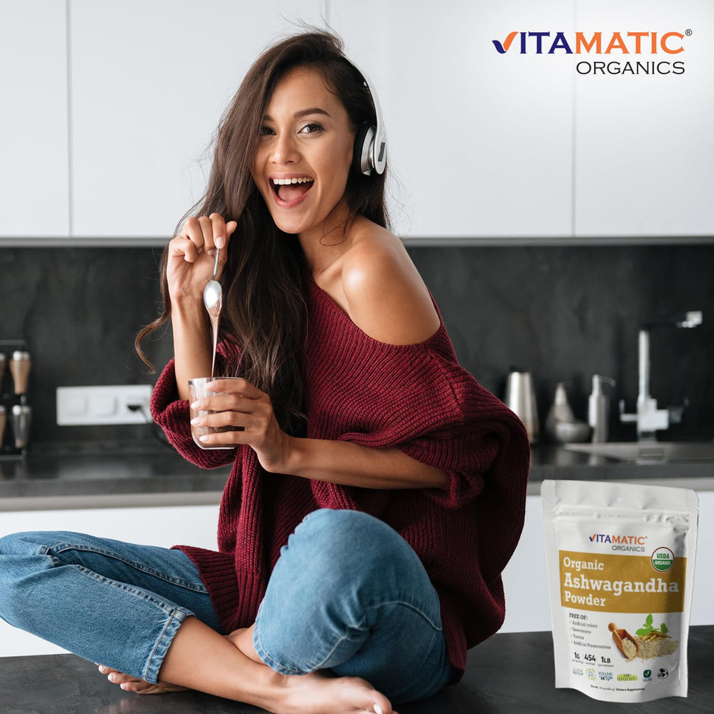 Vitamatic ashwagandha powder for better sleep