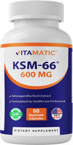 Vitamatic ashwagandha root extract capsules