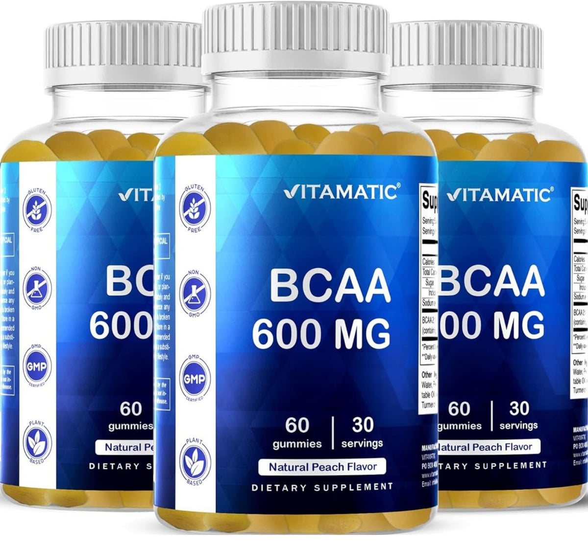Vitamatic BCAA gummies for recovery