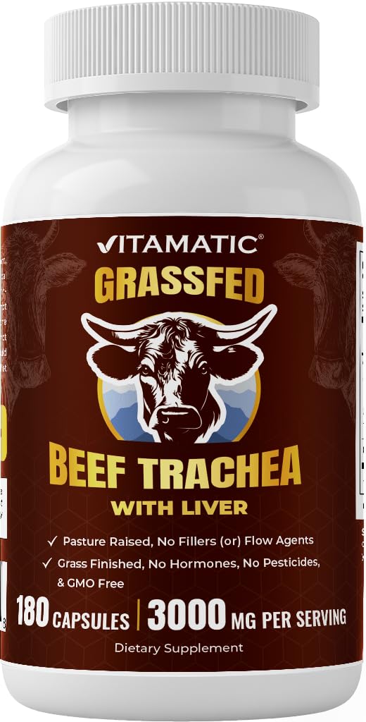 Vitamatic beef trachea liver capsules