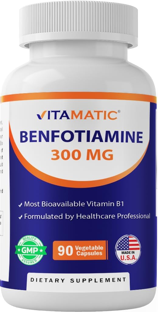 Vitamatic Benfotiamine 300 mg capsules