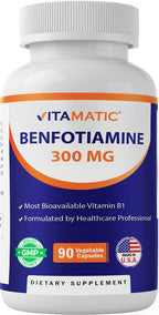 Vitamatic Benfotiamine 300 mg capsules