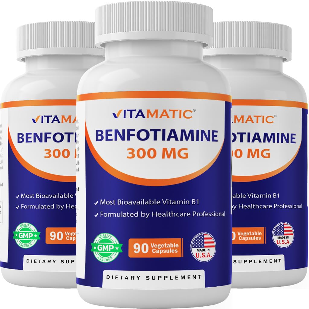 Vitamatic Benfotiamine 300 mg capsules