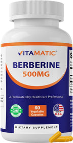 Vitamatic berberine HCl capsules
