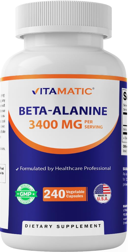 Vitamatic Beta-Alanine pre-workout supplement