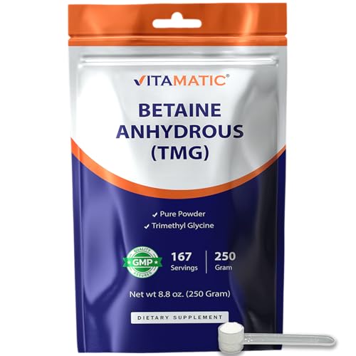 Vitamatic Betaine Anhydrous Powder benefits