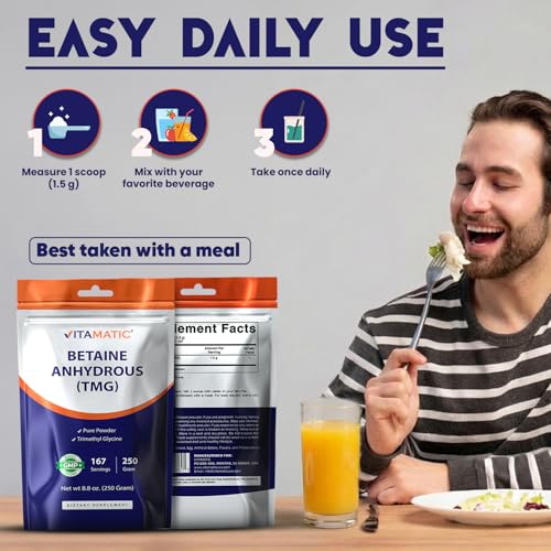 Vitamatic Betaine for energy support