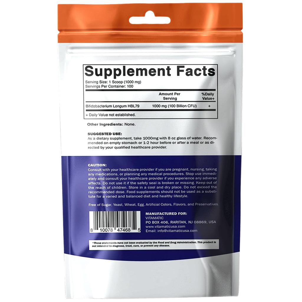 Vitamatic Bifidobacterium for overall health