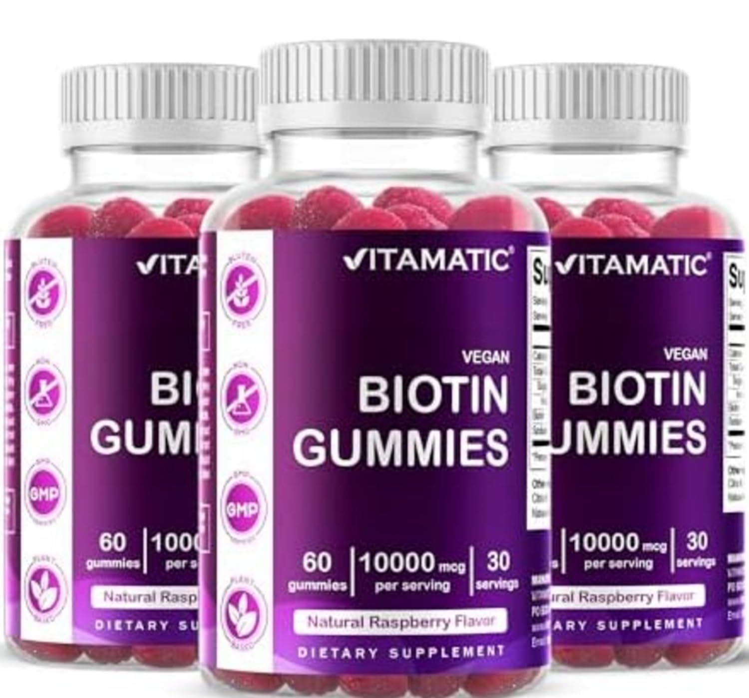 Vitamatic biotin gummies for healthy hair