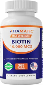 Vitamatic biotin tablets for hair