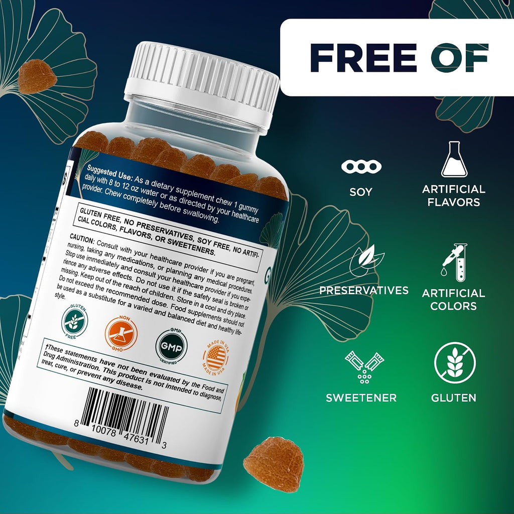 Vitamatic brain health gummy supplements