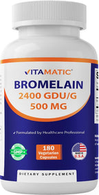 Vitamatic Bromelain vegetarian capsules