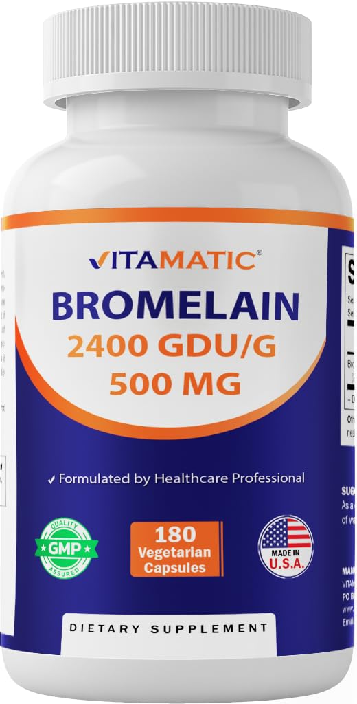 Vitamatic Bromelain vegetarian capsules