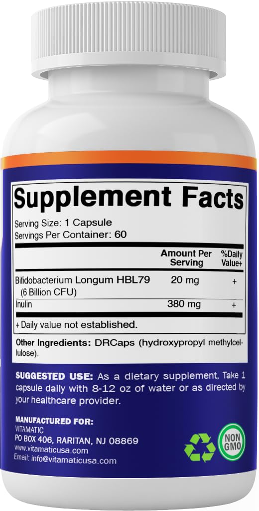 Vitamatic capsules for overall gut health
